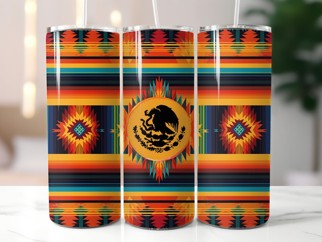 Mexico Pride 20 Oz Tumbler Wrap Sublimation Design, High Quality ...