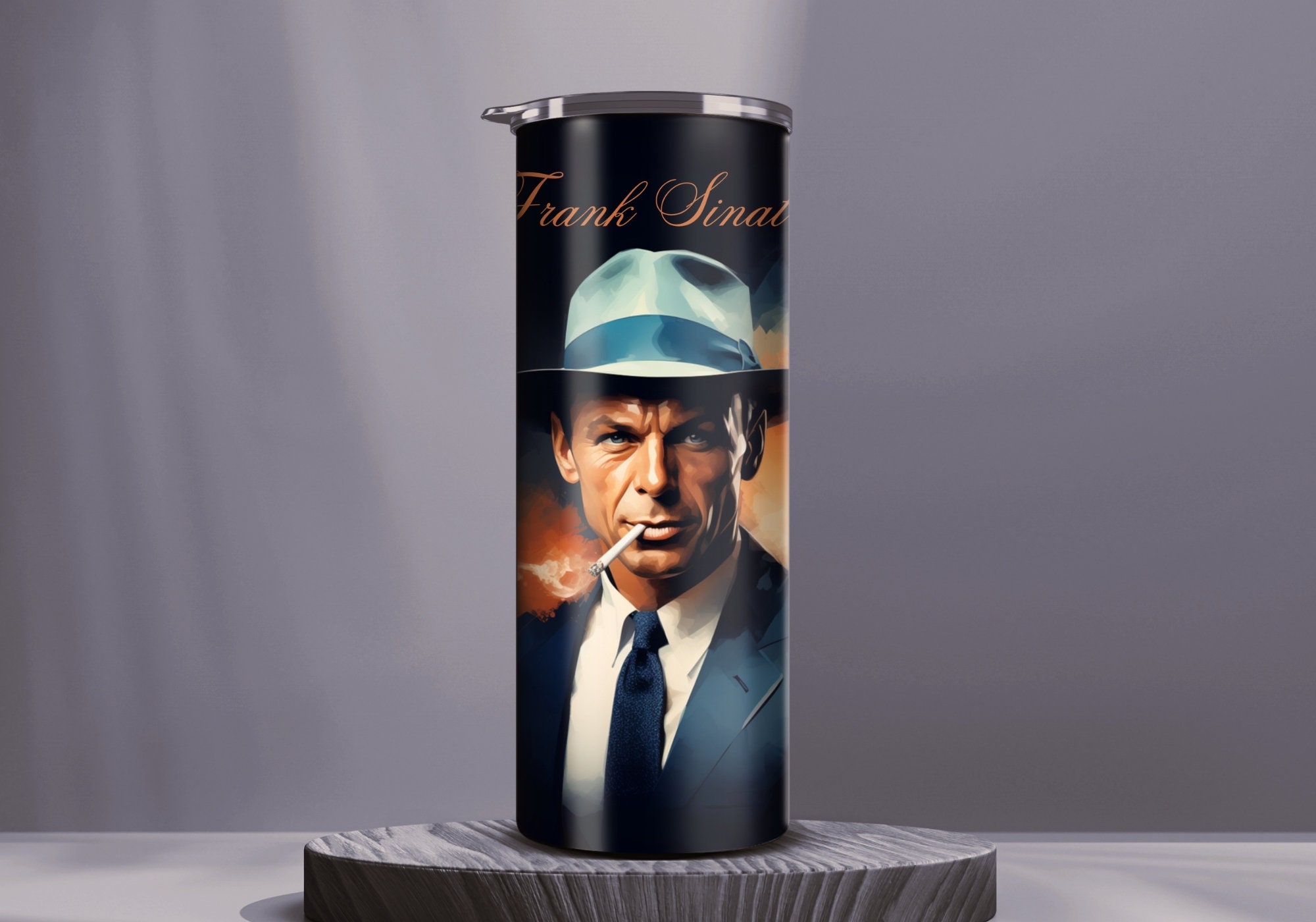 Frank Sinatra Art 20 Oz Tumbler Wrap Sublimation Design, Instant ...