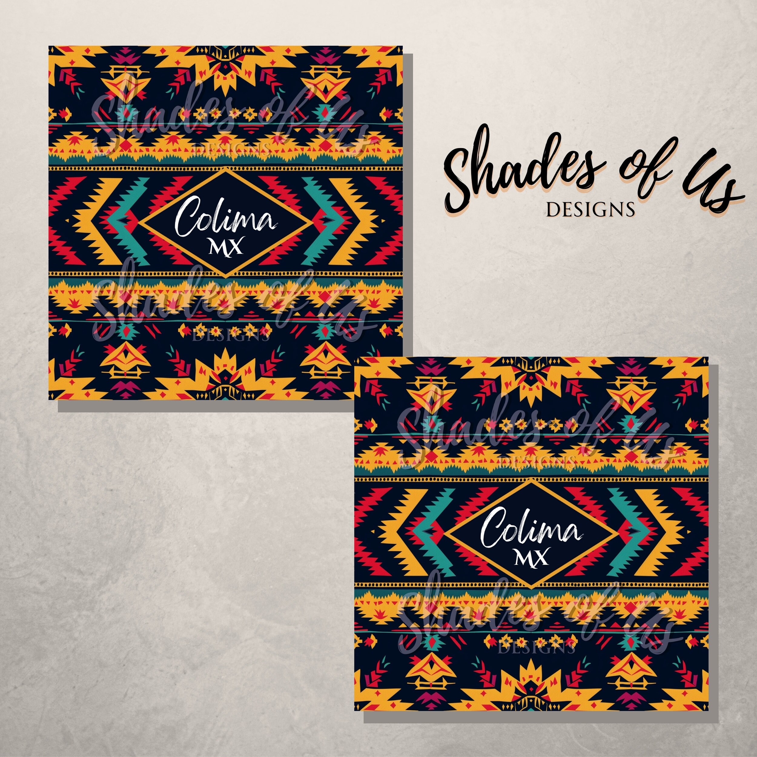 Colima Mexico 20 Oz Tumbler Wrap Sublimation Design, High Quality ...