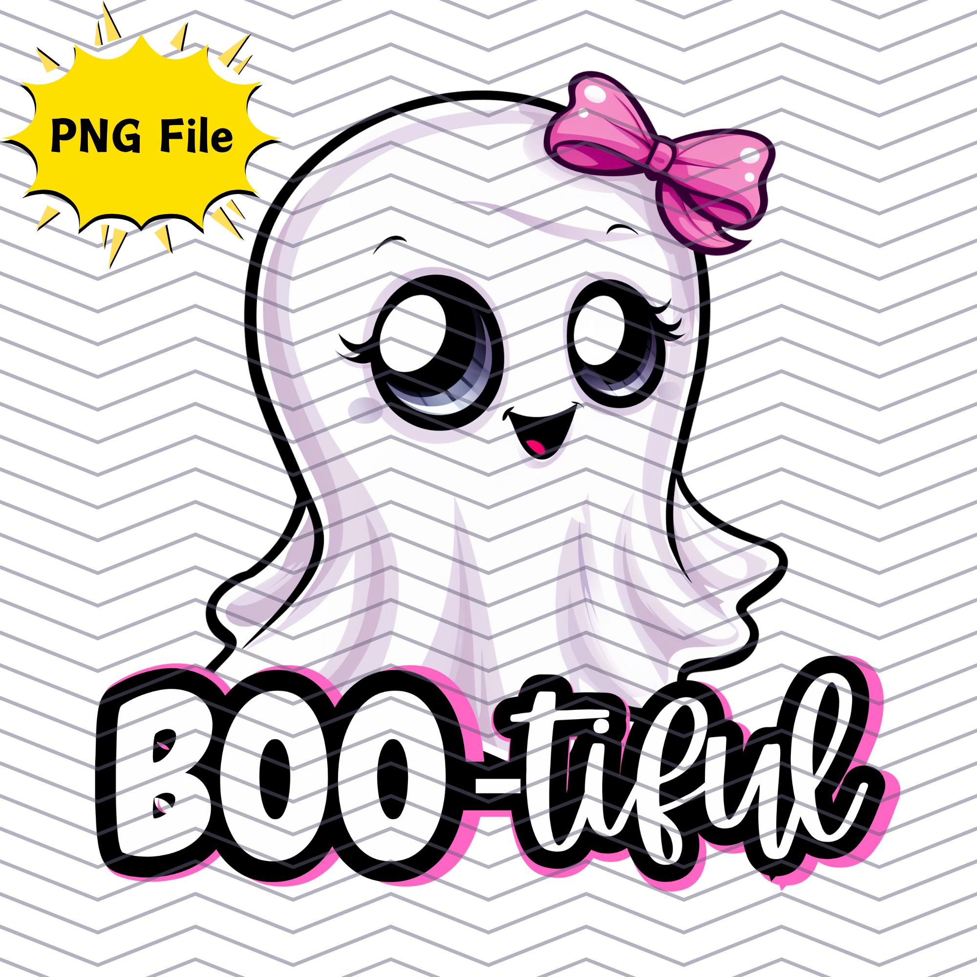 Boo-tiful Ghost Clip Art PNG | High Quality Sublimation Design ...
