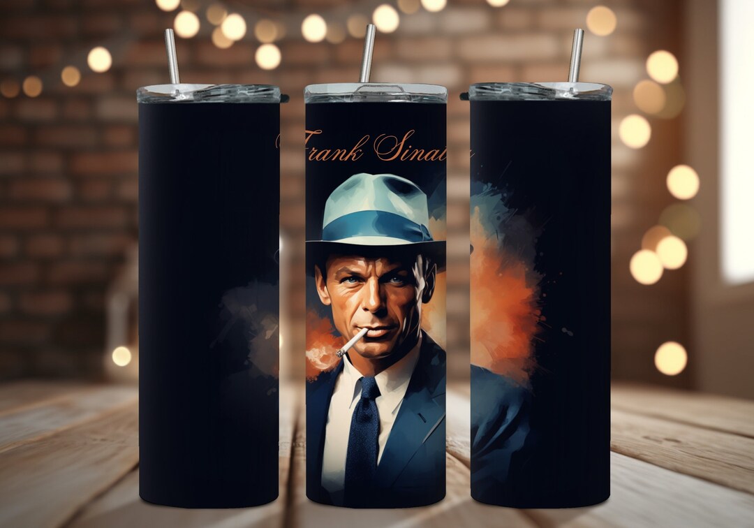 Frank Sinatra Art 20 Oz Tumbler Wrap Sublimation Design, Instant ...