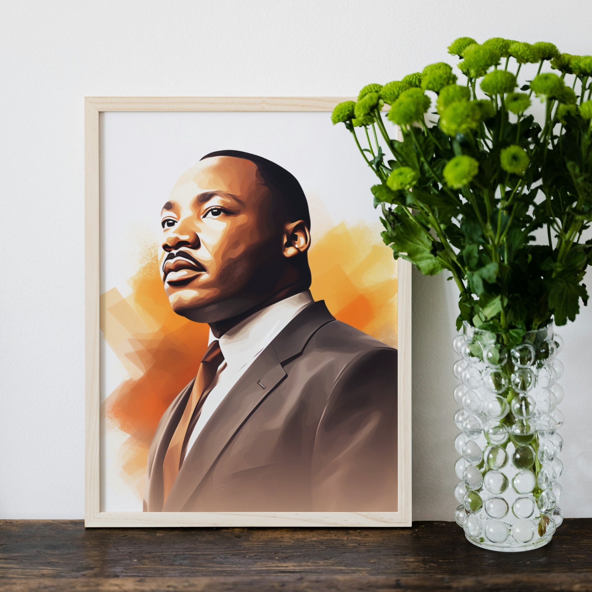 MLK Printable Martin Luther King Poster Wall Art Wall Decor Office Wall ...