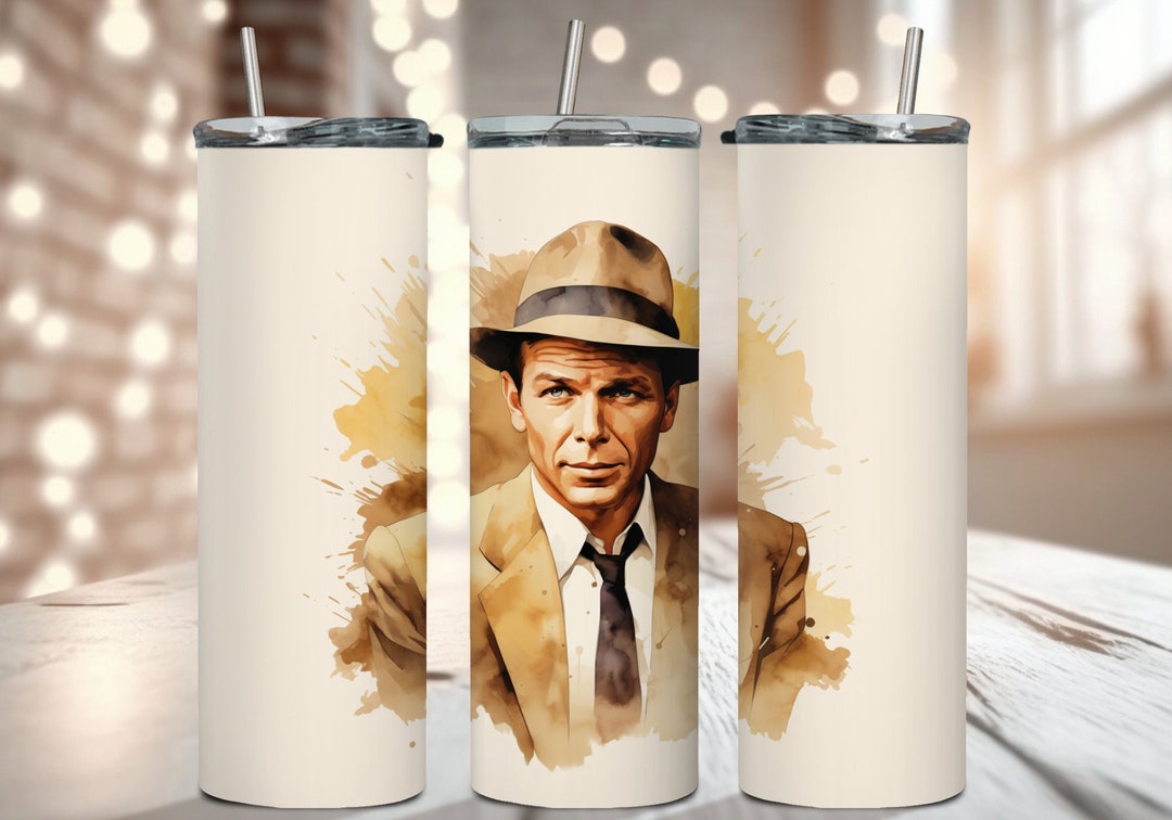 Frank Sinatra 20 Oz Tumbler Wrap Sublimation Design, Instant Digital ...