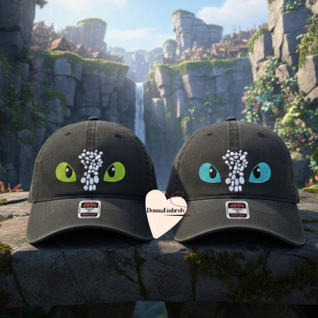 Embroidered Toothless and Light Fury Couple Matching Vintage Western ...