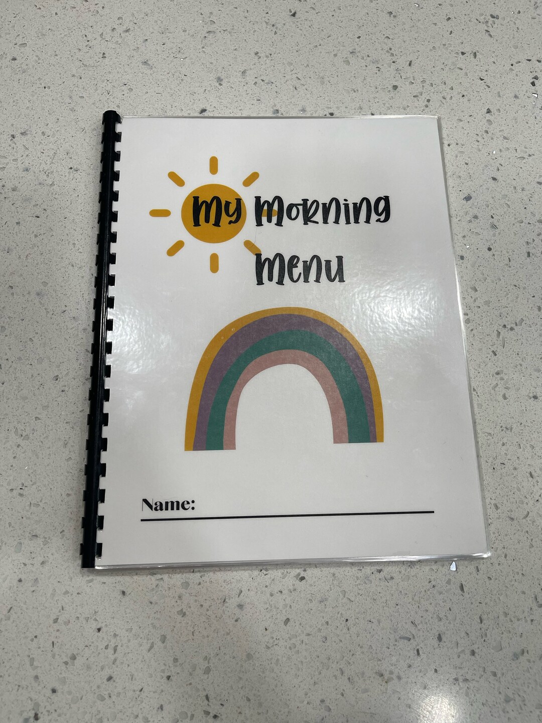 Morning Menu Book, Morning Menu, Morning Menu Homeschool, Toddler ...