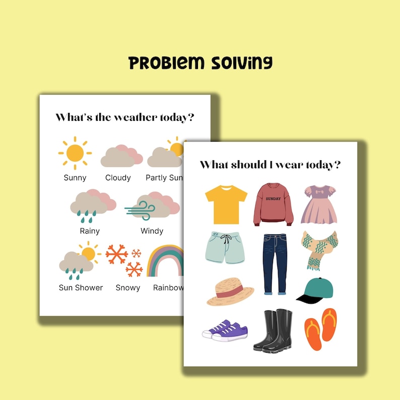 Morning Menu Printables, Morning Menu, Morning Menu Homeschool, Toddler ...