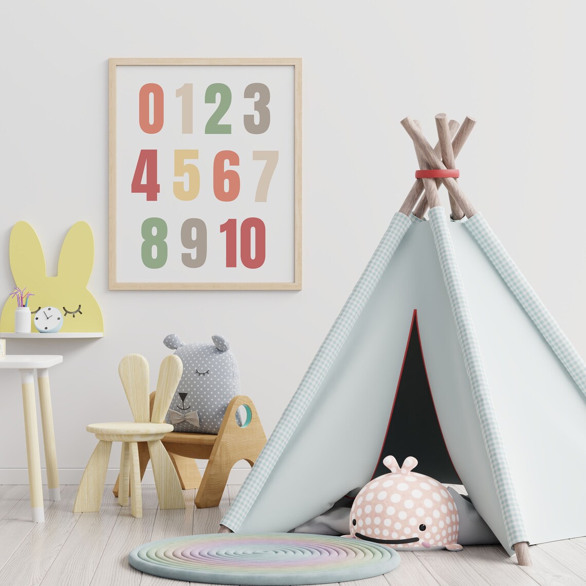 Set of Educational Posters, 6 Homeschool Prints, Montessori Classroom ...