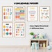 Set of Educational Posters, 6 Homeschool Prints, Montessori Classroom ...