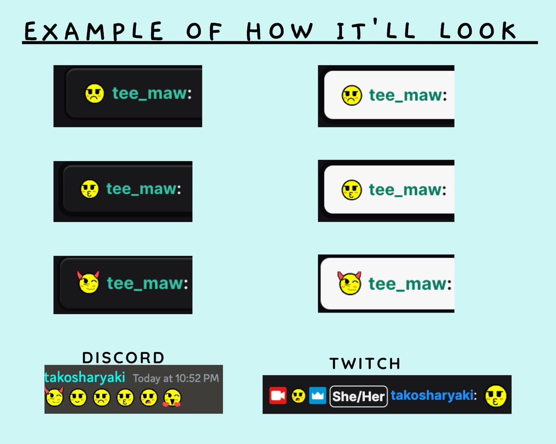 Derpy Emoji Pixel Emote / Sub Badge / Channel Point Bit / Twitch ...