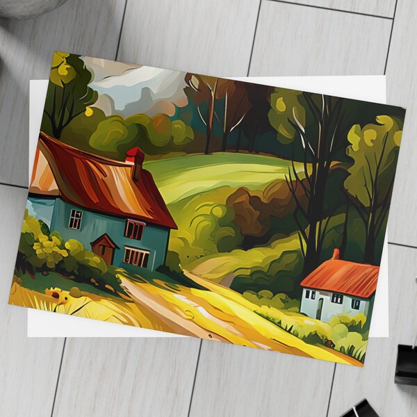 Landscape Postcard - Etsy