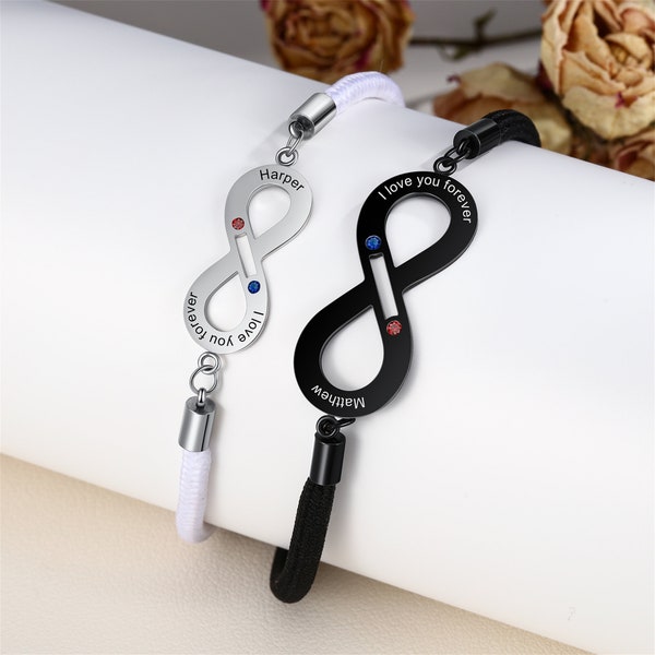 Infinity Couples Bracelet - Etsy