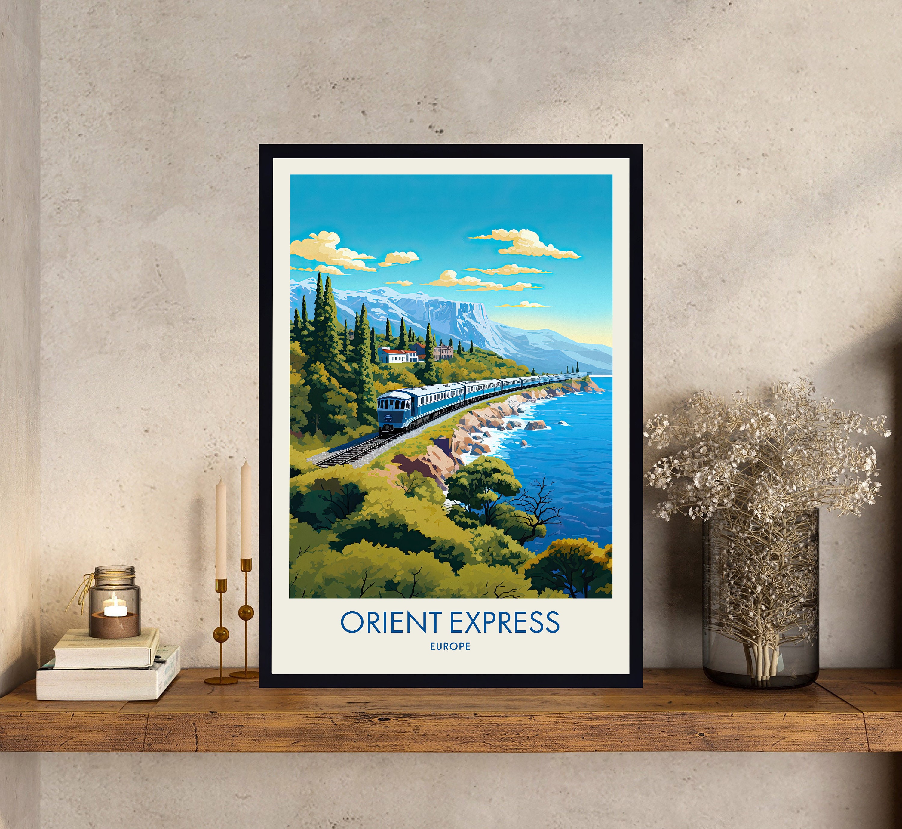 Orient Express Poster Orient Travel Poster Orient Travel - Etsy