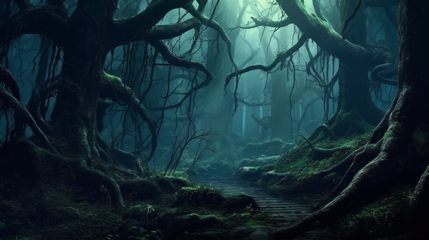 Create Spooky Storybook Backgrounds Using Our EXACT Midjourney - Etsy