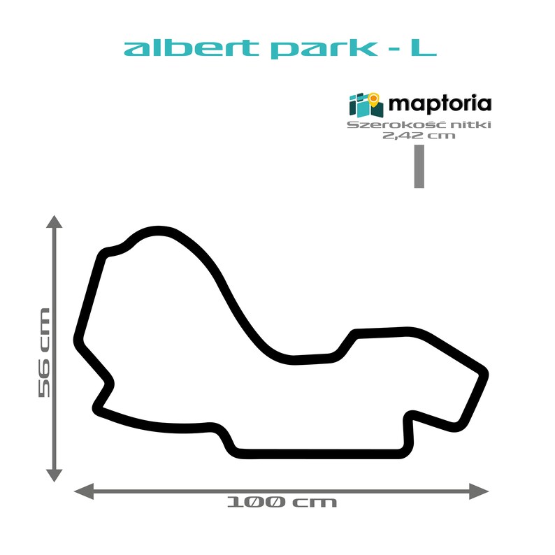 Albert Park GP Wooden Map Circuit Collection Meticulously - Etsy