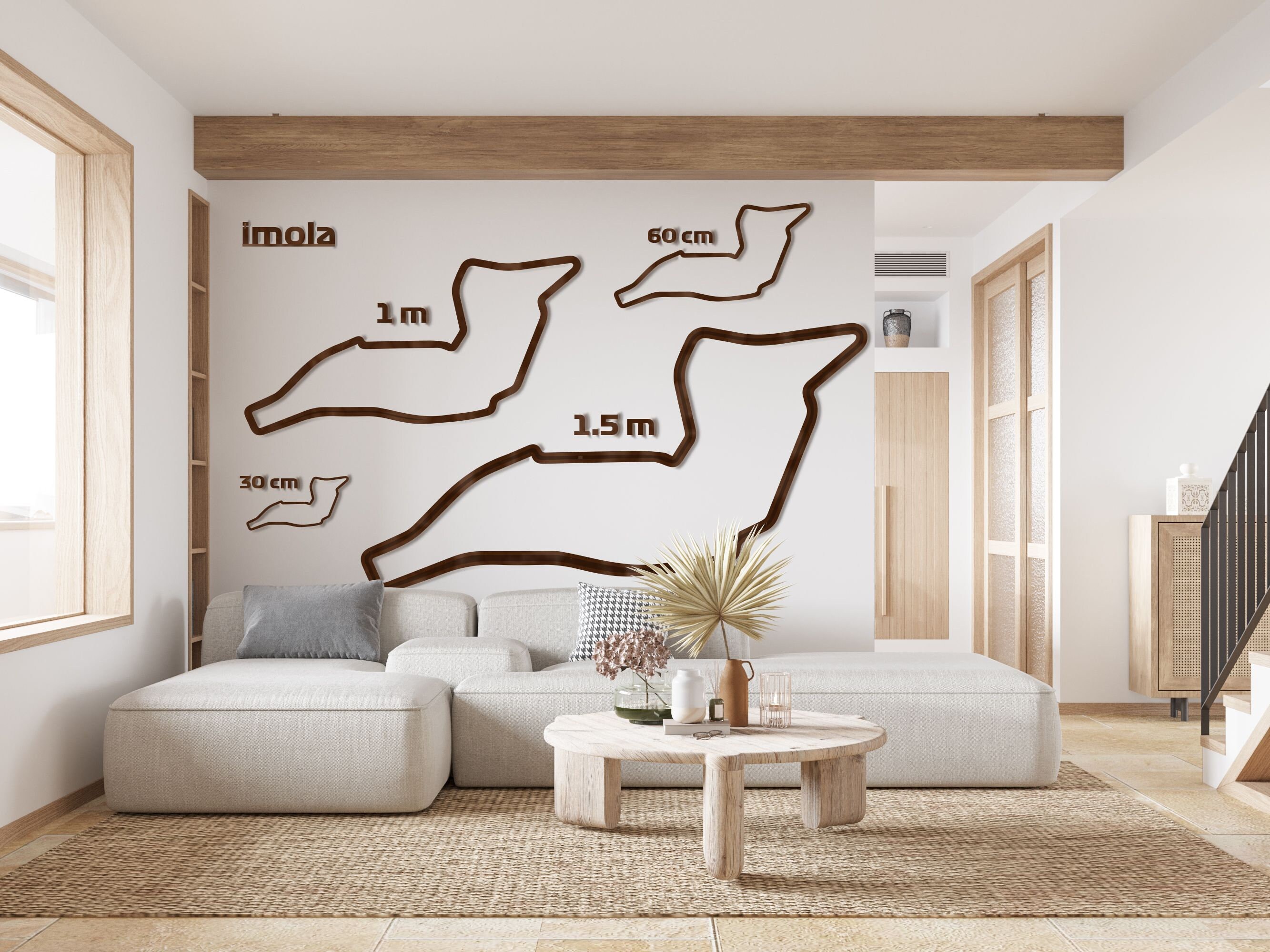 Wooden F1 Circuit Map Wall Art – Modern Motorsport Decor - Etsy