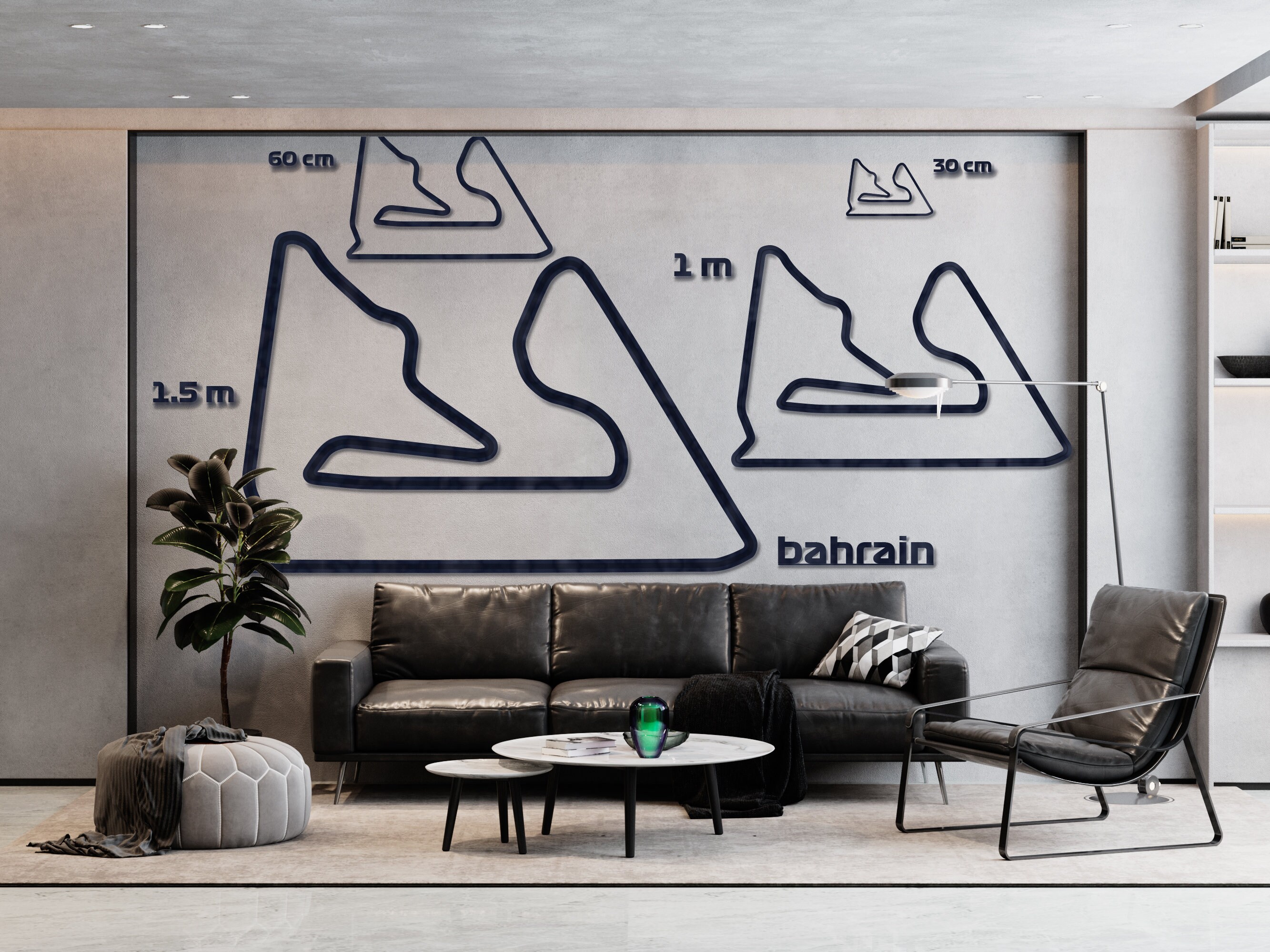 Bahrain GP Wooden Map Circuit Collection | Expertly Crafted Racing ...