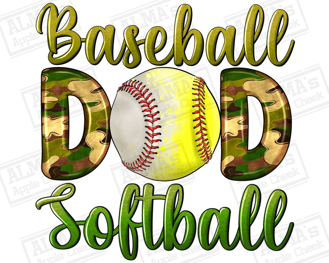 Baseball Dad Softball Png Sublimation Design Download, Father's Day Png ...
