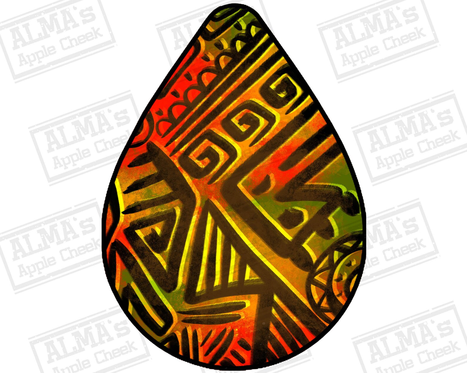 African Ethnic Png Sublimation Design Bundle, African Pattern Png ...