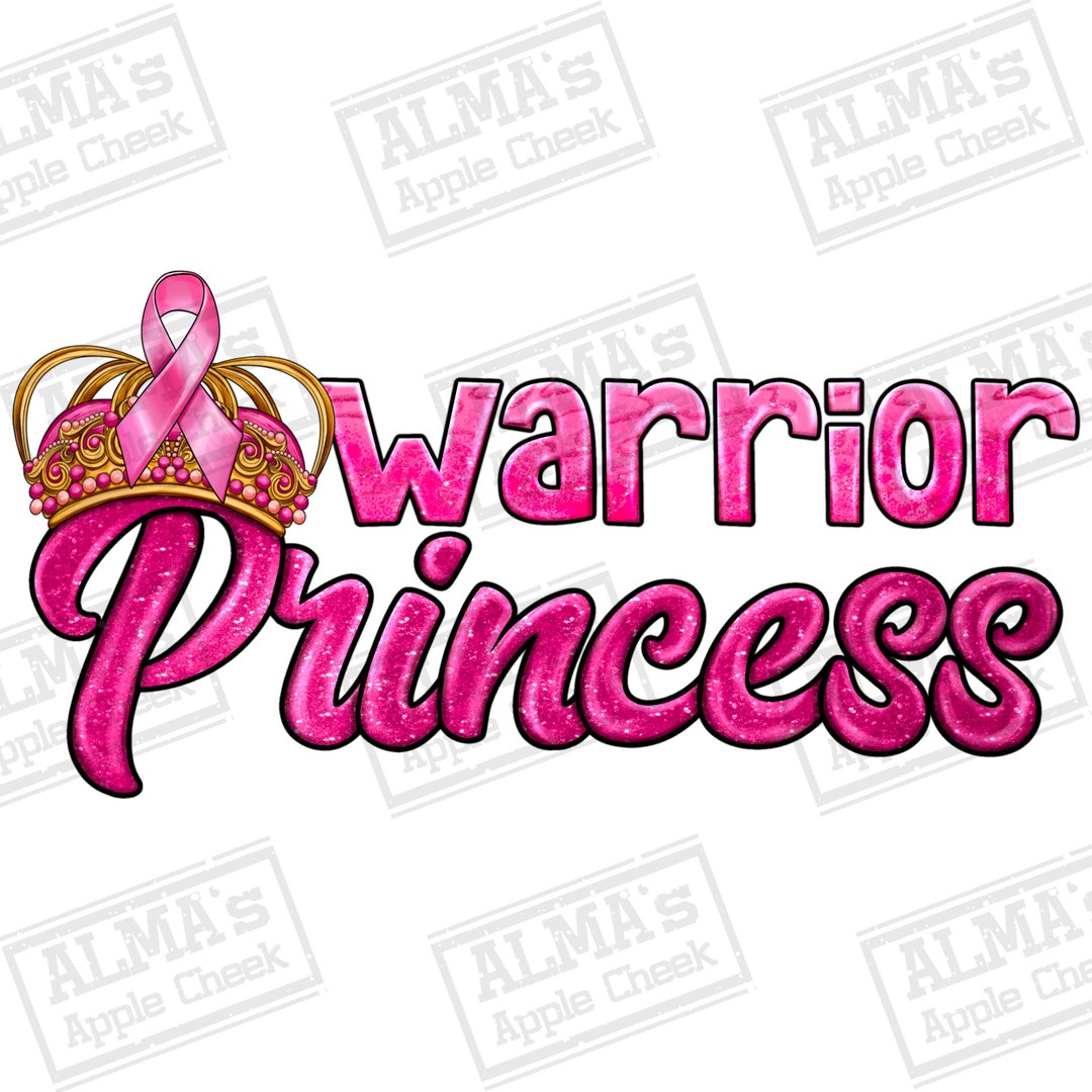 Warrior Princess Png Sublimation Design Download, Cancer Awareness Png ...
