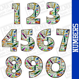 School Alphabet Bundle Png, School Doodle Letters Png, School Letters ...