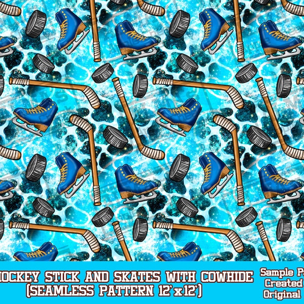 Hockey Seamless Pattern - Etsy