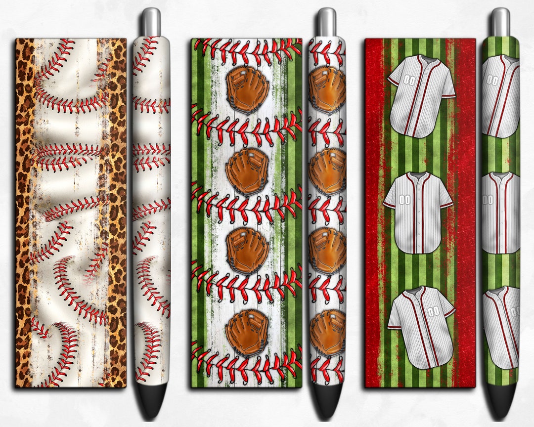 Baseball on Field Pen Wrap Png Sublimation Design Download, Baseball ...