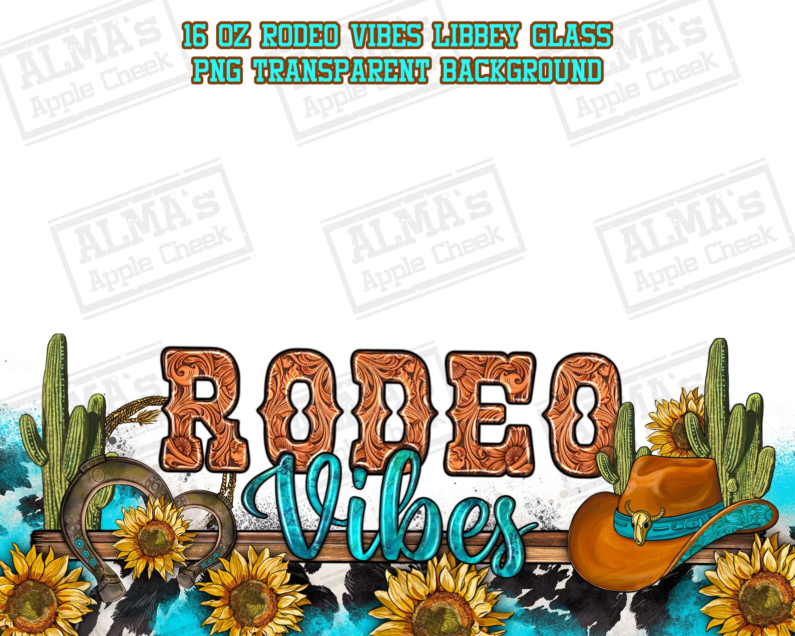 Rodeo Vibes 16 Oz Libbey Glass Wrap Png Libbey Wrap Png - Etsy