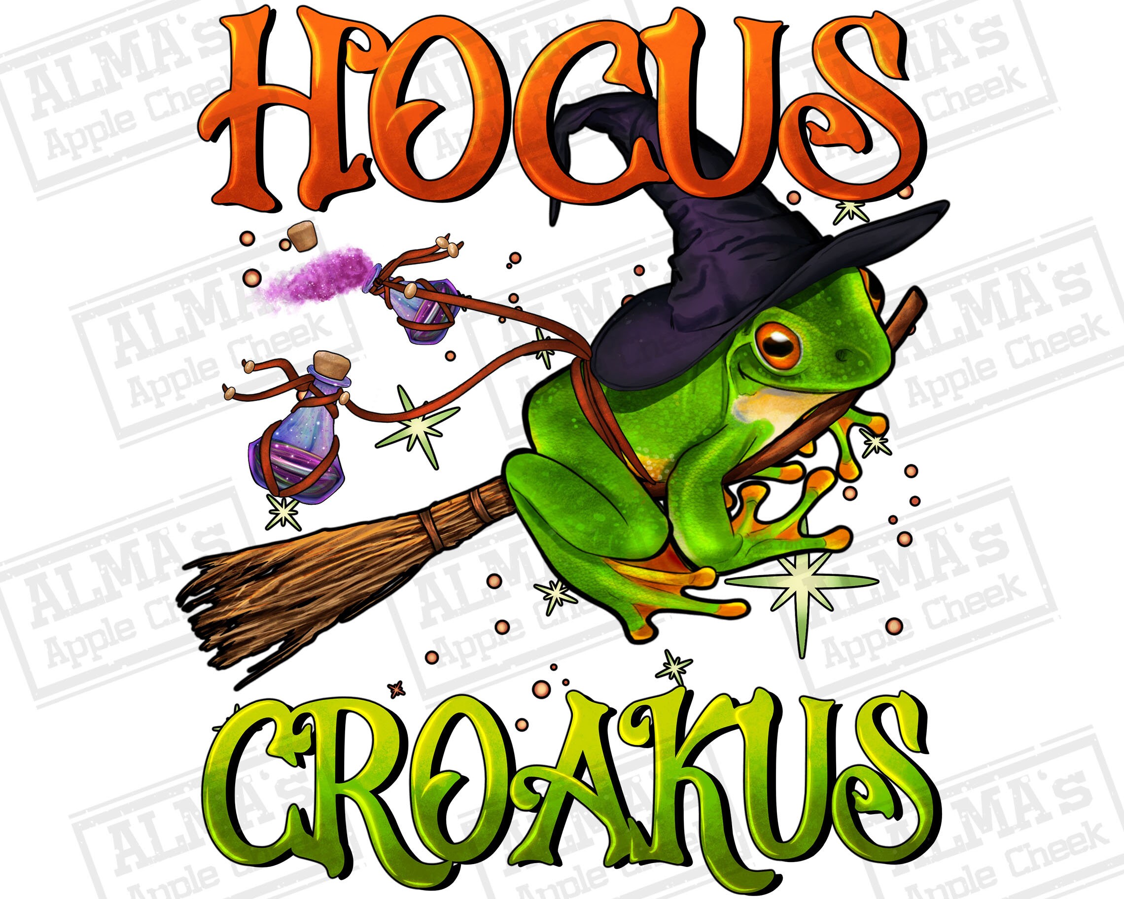Hocus Croakus Png Sublimation Design Download Happy Halloween - Etsy