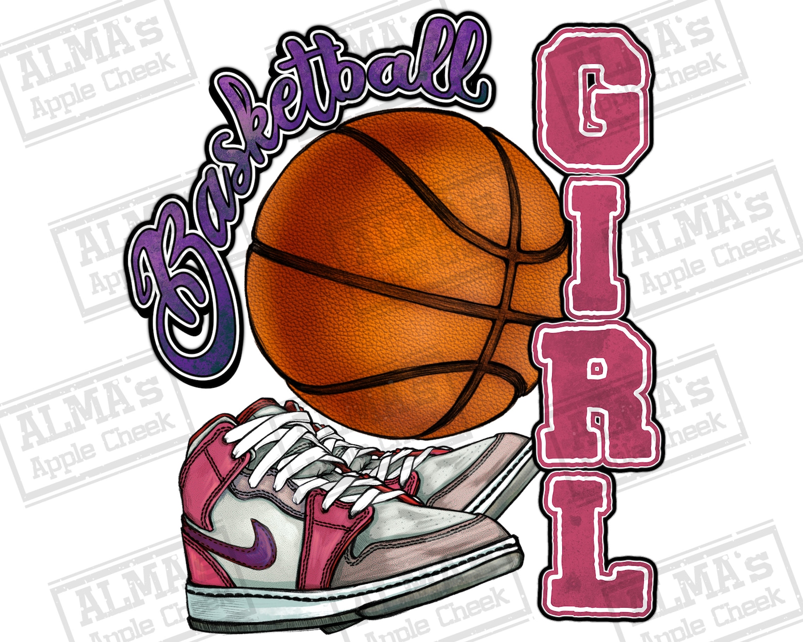Basketball Girl Png Sublimation Design Download Sport Png - Etsy