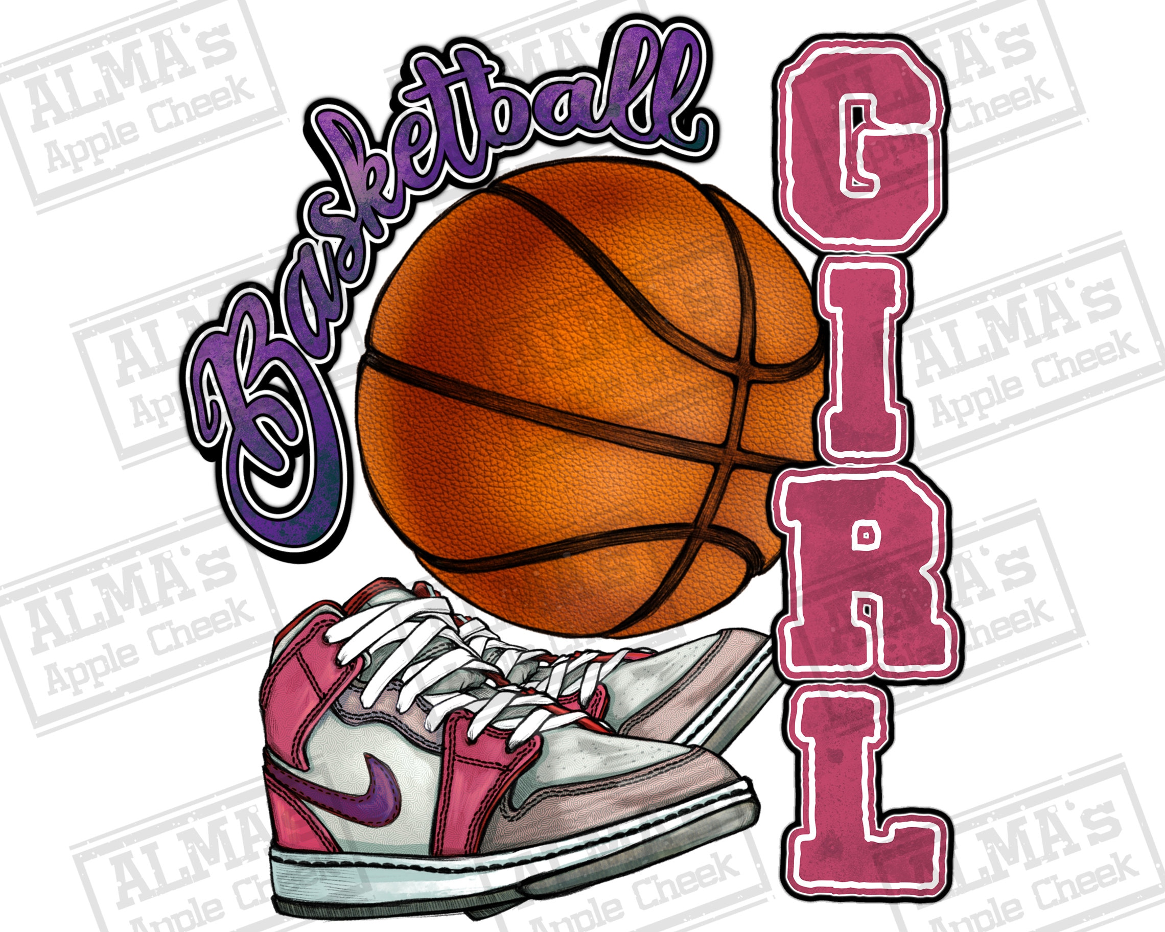 Basketball Girl Png Sublimation Design Download Sport Png - Etsy