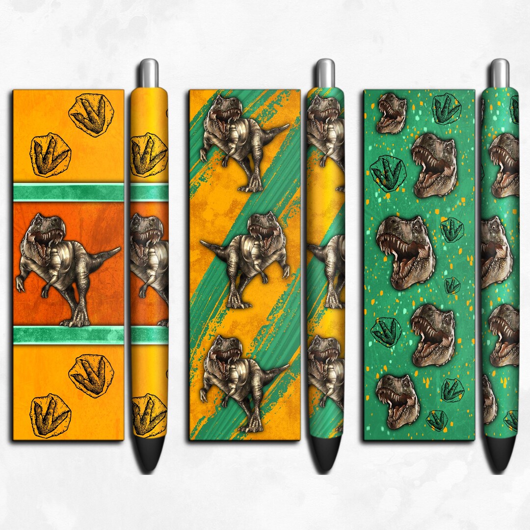 Dinosaur T-rex Pen Wrap Png Sublimation Design Download, Dinosaur Png, Animal Pen Wrap Png, Hand ...