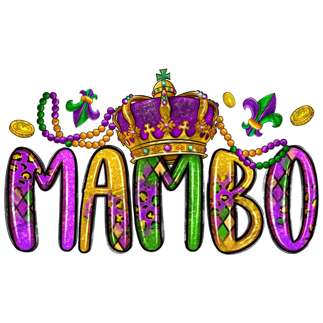 Mambo Png Sublimation Design Download, Mardi Gras Png, Mardi Gras ...