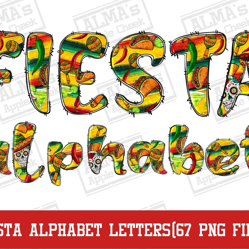 Fiesta Letters - Etsy