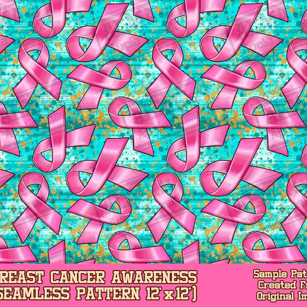 Cancer Ribbon Printable Pattern - Etsy