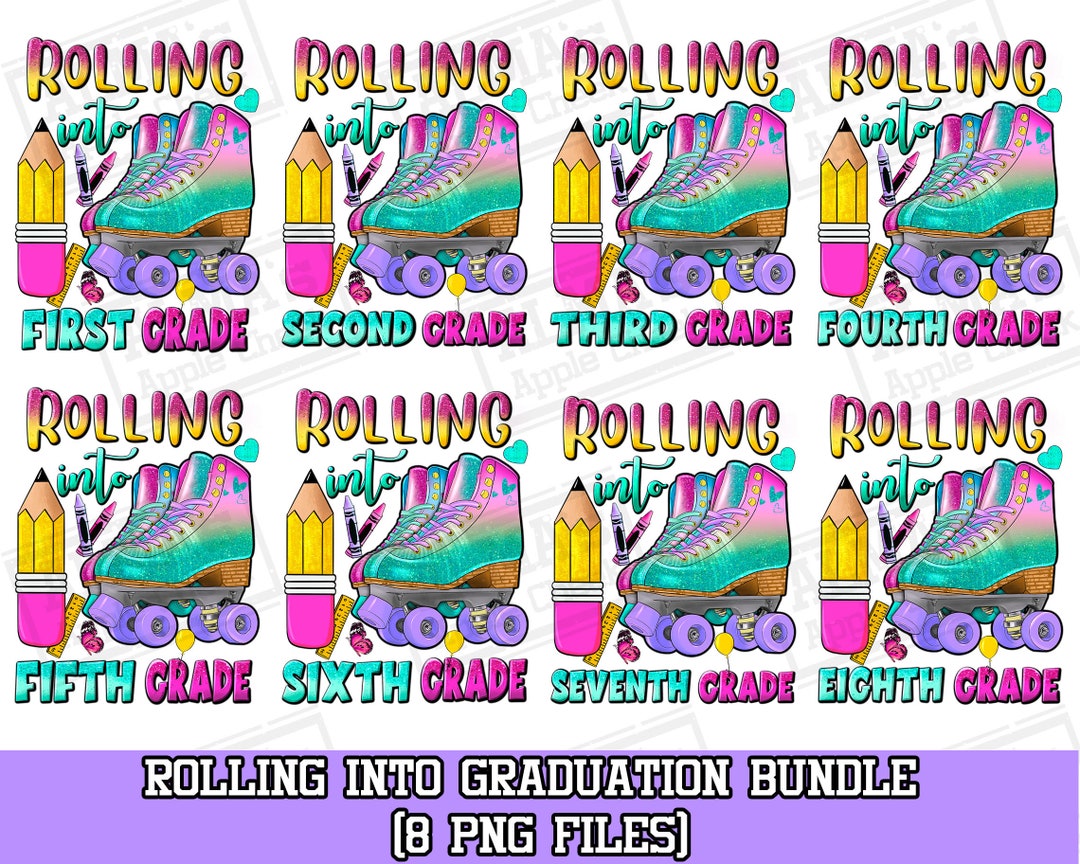 Rolling Into Png Sublimation Design Bundle, Skate Png, Ice Skate Png ...