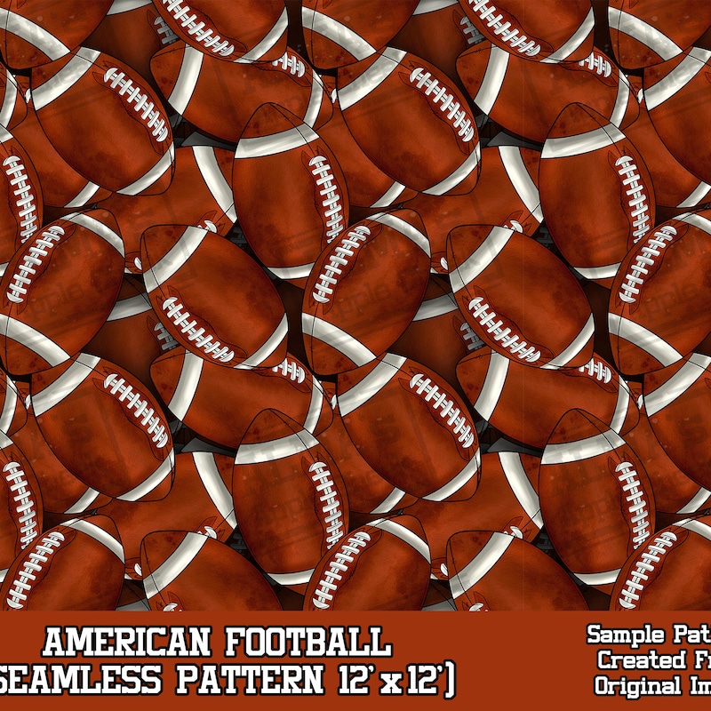 Football Background Pattern - Etsy