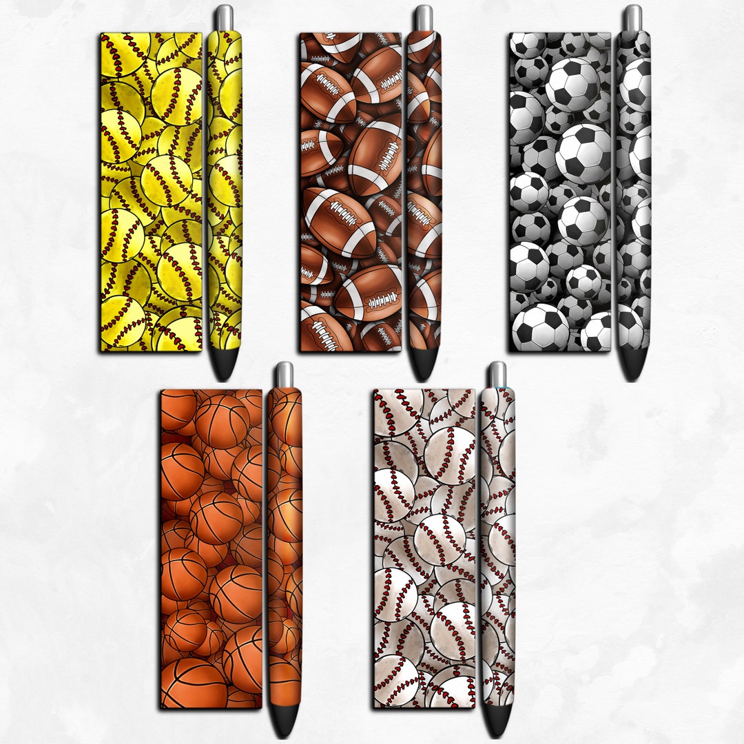Sports Pen Wrap Png Sublimation Design Download, Baseball Png, Football ...