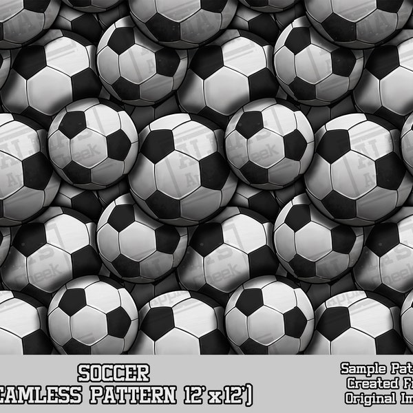 Soccer Pattern - Etsy