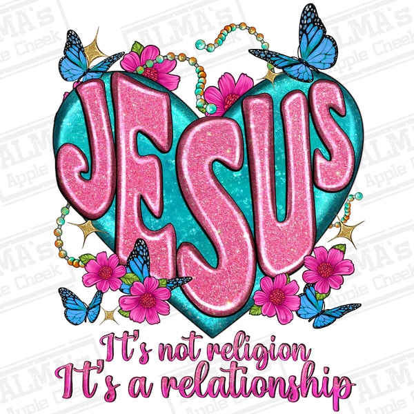 Jesus Its Not a Religion - Etsy