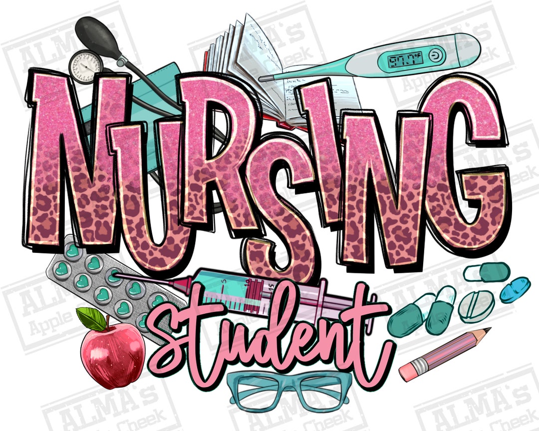 Nursing Student Png Sublimation Design Download, Nurse Life Png, Nurse ...