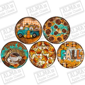 Fall Car Coaster Png Sublimation Design Bundle, Hello Fall Png, Fall ...