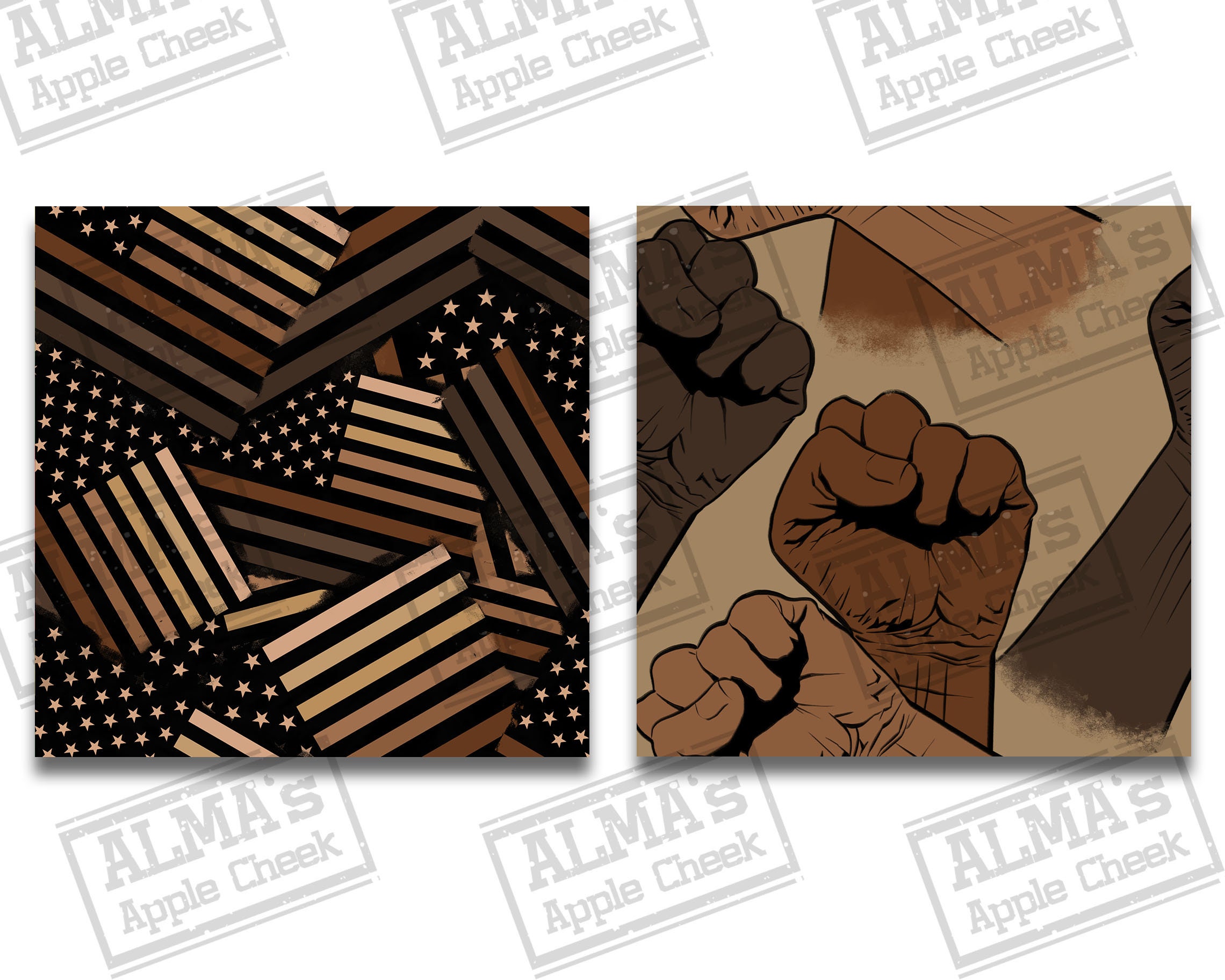 15 Digital Paper Juneteenth Seamless Pattern Digital Paper - Etsy