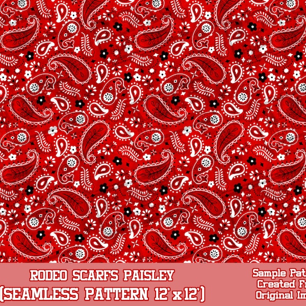 Cowboy Scarf Pattern - Etsy