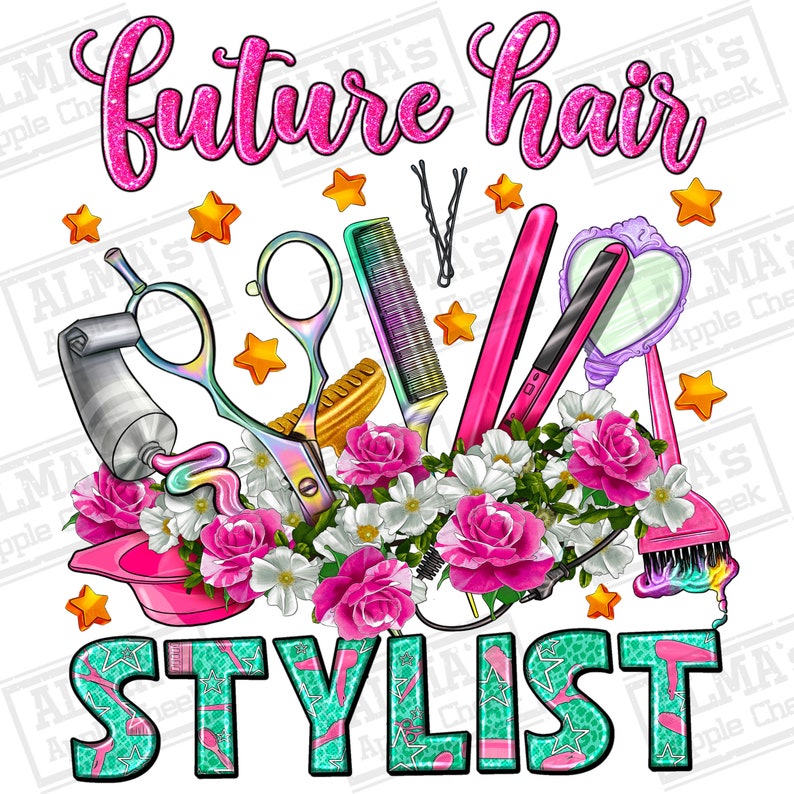 Future Hair Stylist Png Sublimation Design Download, Hairstylist Png ...