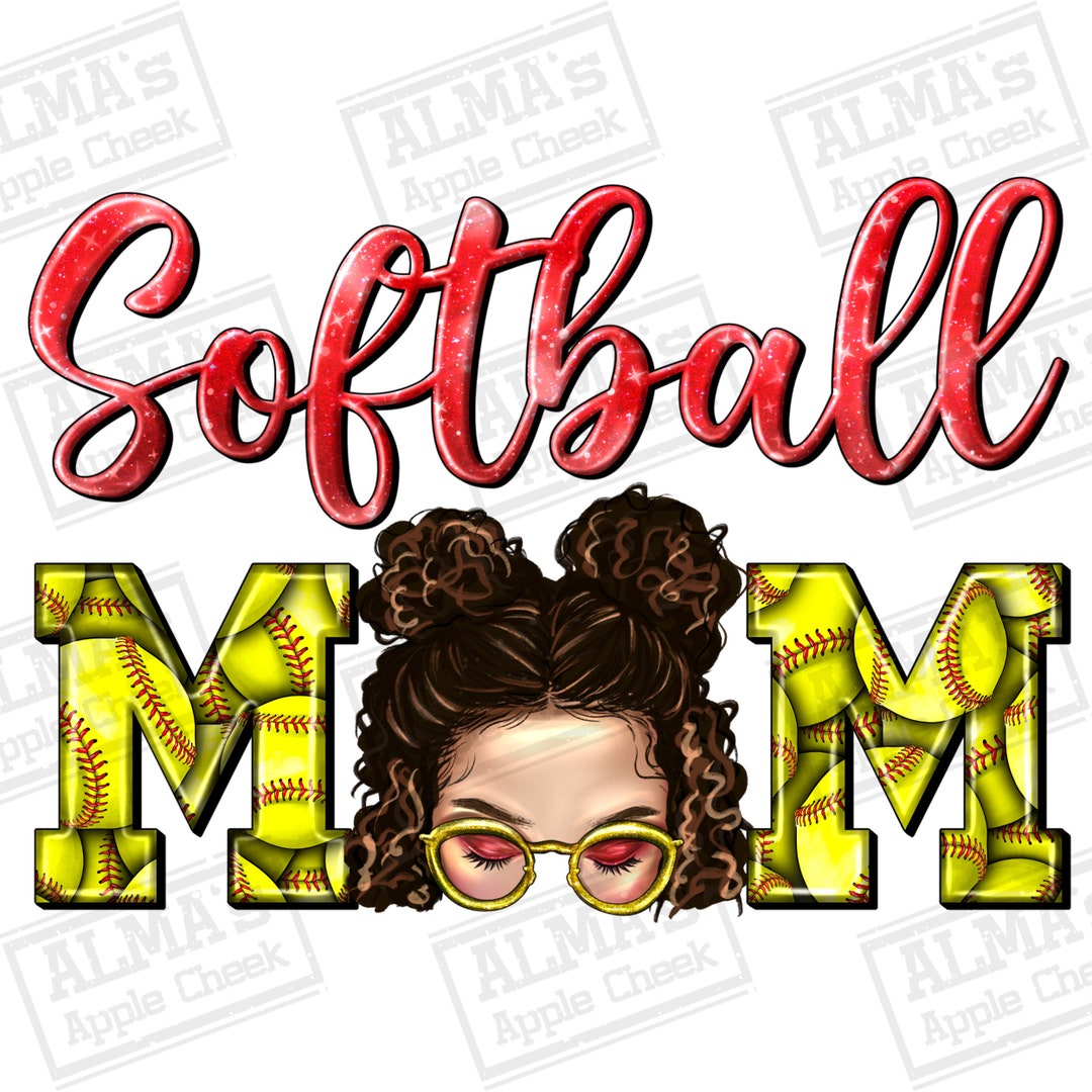Softball Mom Png Sublimation Design Download, Mother's Day Png, Sport ...