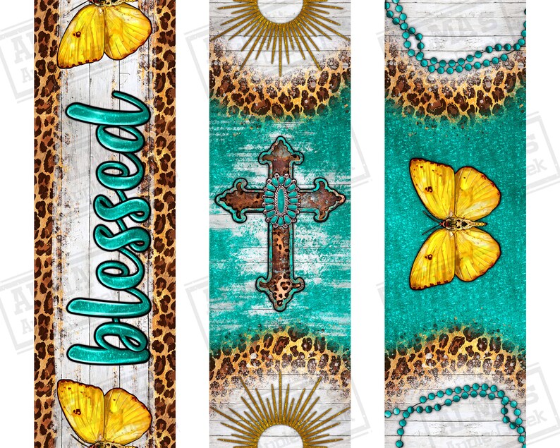 Blessed Butterfly Pen Wrap Png Sublimation Design Download, Christian ...