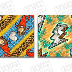 12 Digital Paper, Volleyball Seamless Pattern, Digital Paper Bundle Png ...