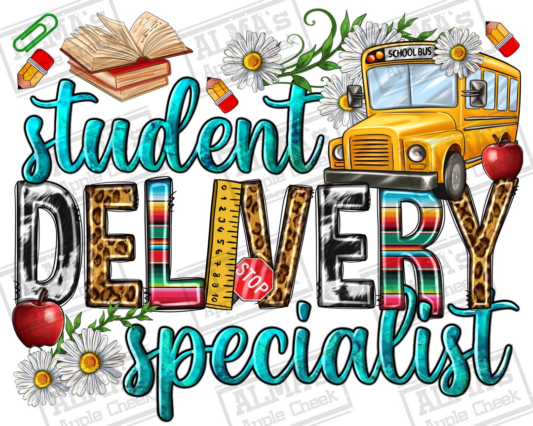 Student Delivery Specialist Png Sublimation Design Download, Back to ...