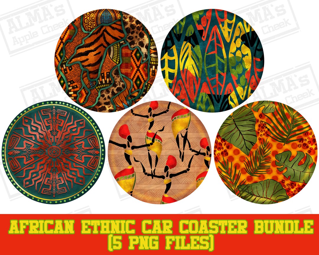 African Ethnic Png Sublimation Design Bundle, African Png, African Car ...