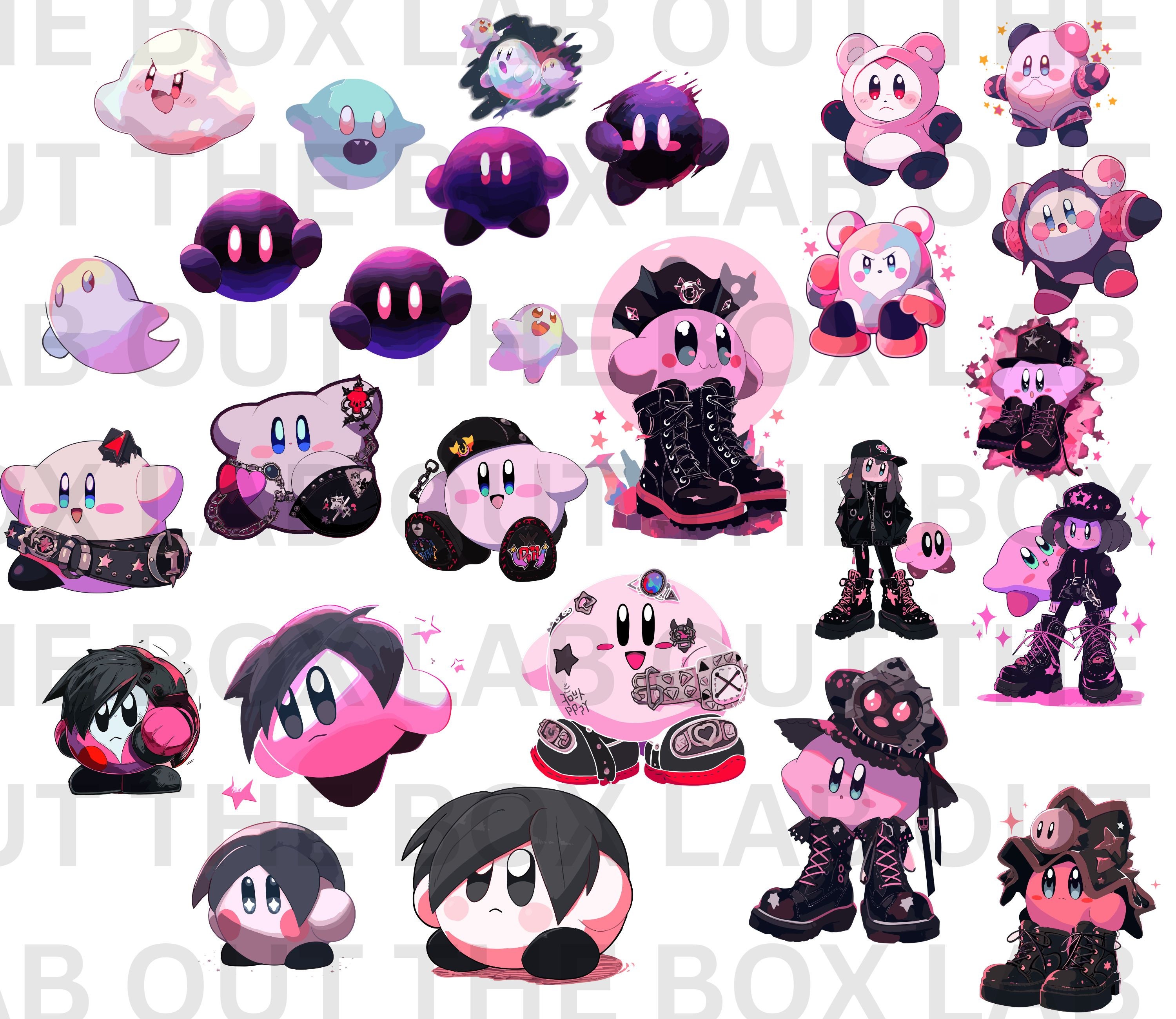 KIRBY SVG, Halloween Svg, Kirby Spooky Svg, Kirby Witches Hat, Emo ... KIRBY SVG, Halloween Svg, Kirby Spooky Svg, Kirby Witches Hat, Emo ...